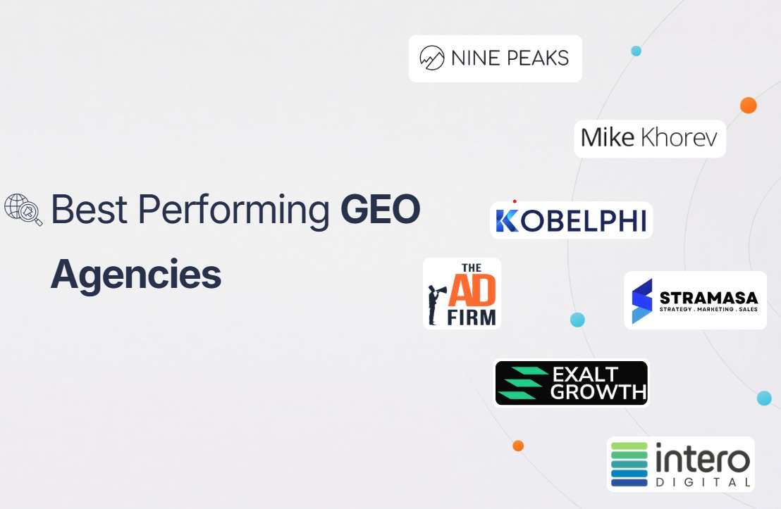 The Best Performing GEO Agencies